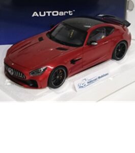 MERCEDES BENZ AMG GT-R DESIGNO CARDINAL RED METALLIC AUTOART 76331 1:18 ...